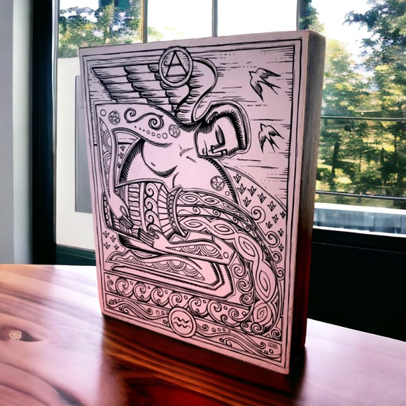 Primitives by Kathy | Accents | Aquarius Wooden Color Book Box Sign By ...